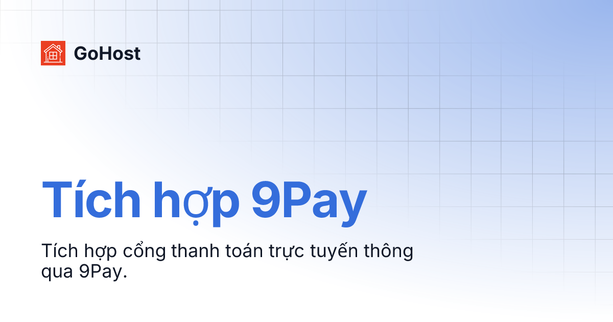 Tích hợp 9Pay | GoHost